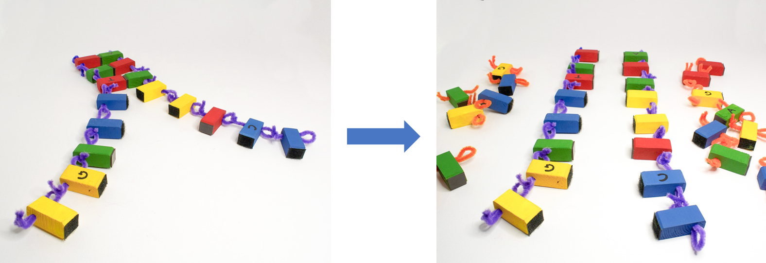 Handmade DNA: a tactile model to explore the basics of DNA ...